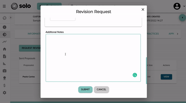 How to Request a Proposal Revision
