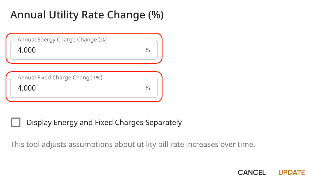 Adjusting the Proposal Utility Settings
